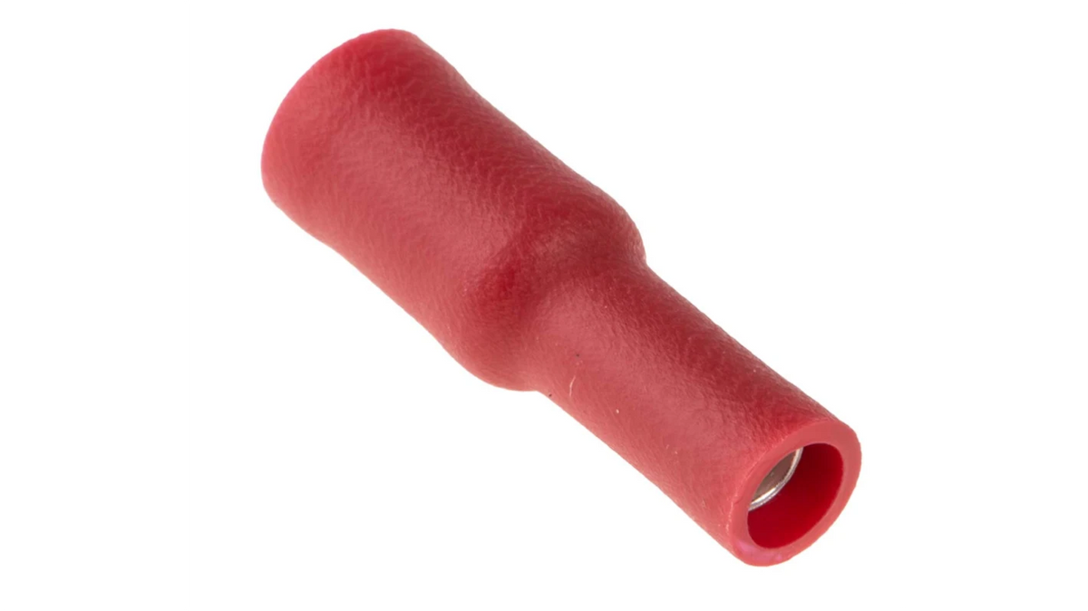 SAVITECH - 4mm Red Female Bullet Fully Insulated Style Crimp Terminal ...