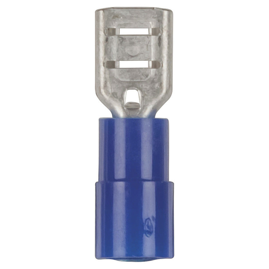 SAVITECH - Blue Mini Female Spade Style 4.8mm Crimp Terminal Pack of 1 ...