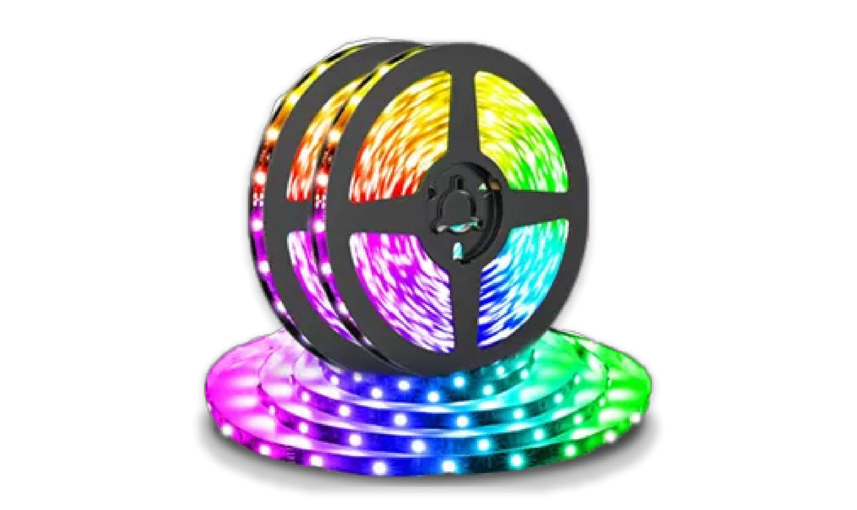 WATERPROOF RGB LED Strip Lighting 5M Roll 12VDC 120LED/Meter (Pro# LED ...