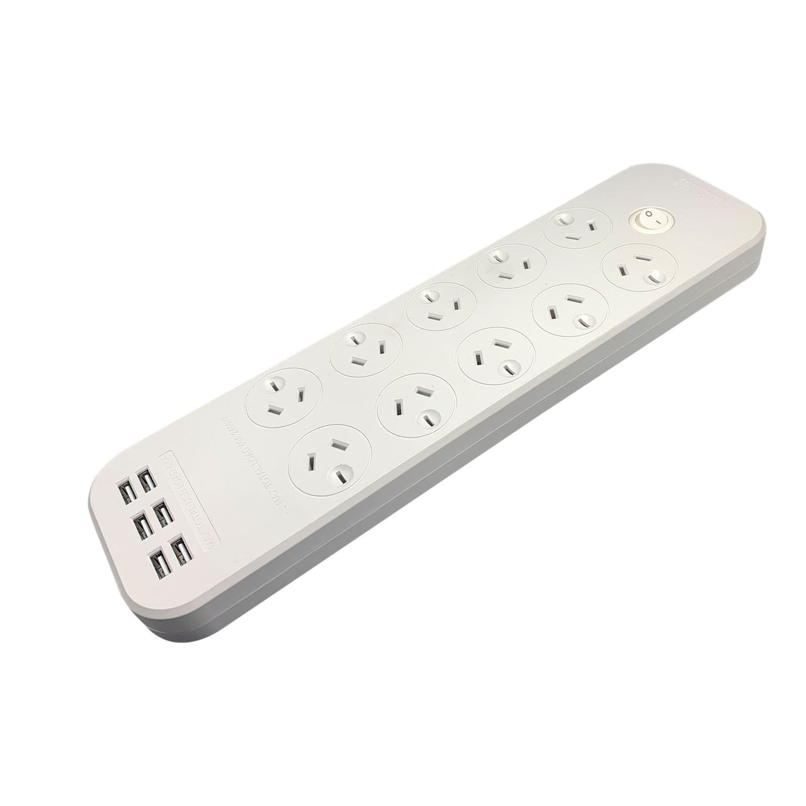 10-Way Power Board with 6x USB-A Fast Charging Ports (4.5A) (Pro# PT10 ...